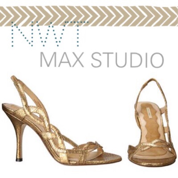Max Studio | Shoes | Max Studio Strappy Gold Sandals Seahorse | Poshmark